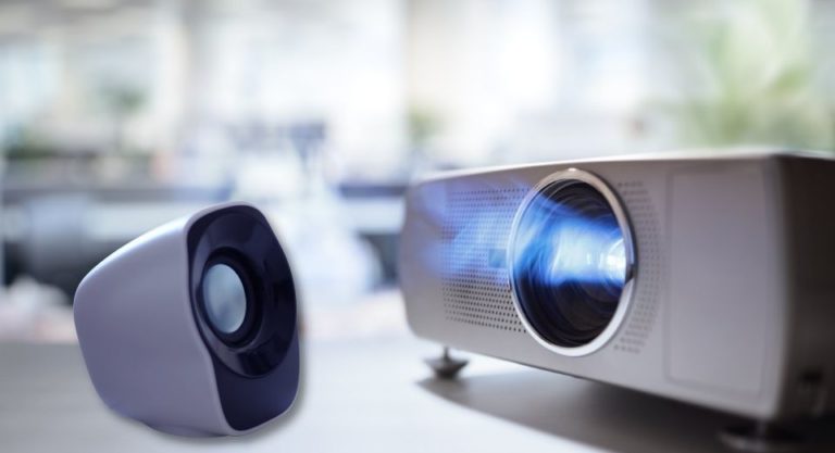 How to connect a speaker to a projector? - Projectors Geek